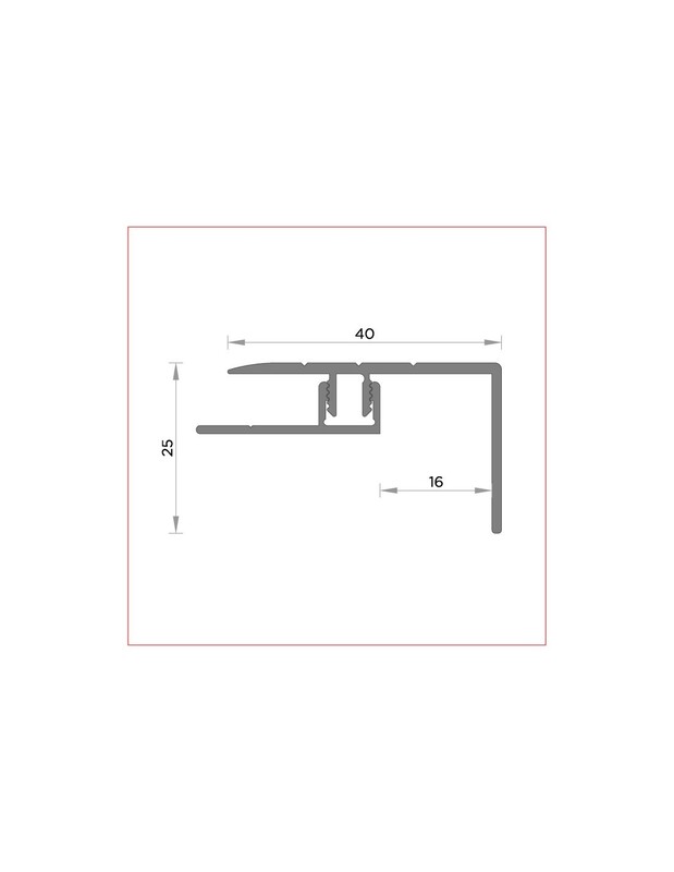 PERFIL R 61 - SKUBA - Pavimento Vinílico e Laminado Flutuante