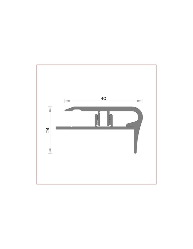PERFIL R 70 - SKUBA - Pavimento Vinílico e Laminado Flutuante